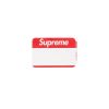SUPREME NAME BADGE STICKERS 1PCS ฿20 บาท