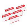 SUPREME NAME BADGE STICKERS 5PCS ฿100 บาท