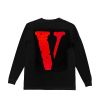VLONE LOGO L/S TEE BLACK (RED/WHITE) ฿7,900 บาท